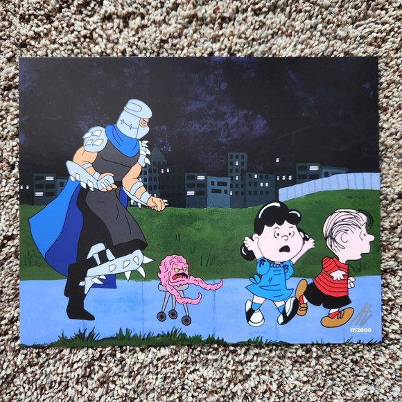 Bam Box | Art | Charlie Brown X Tmnt 8x Art Print Limited Out Of 2000 ...